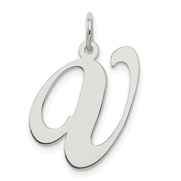 Tiley & Bells | Jewelry | Sterling Silver Rhodiumplated Fancy Script ...